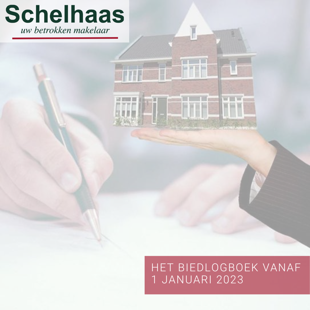 Het biedlogboek vanaf 1 januari 2023 - Schelhaas Makelaardij